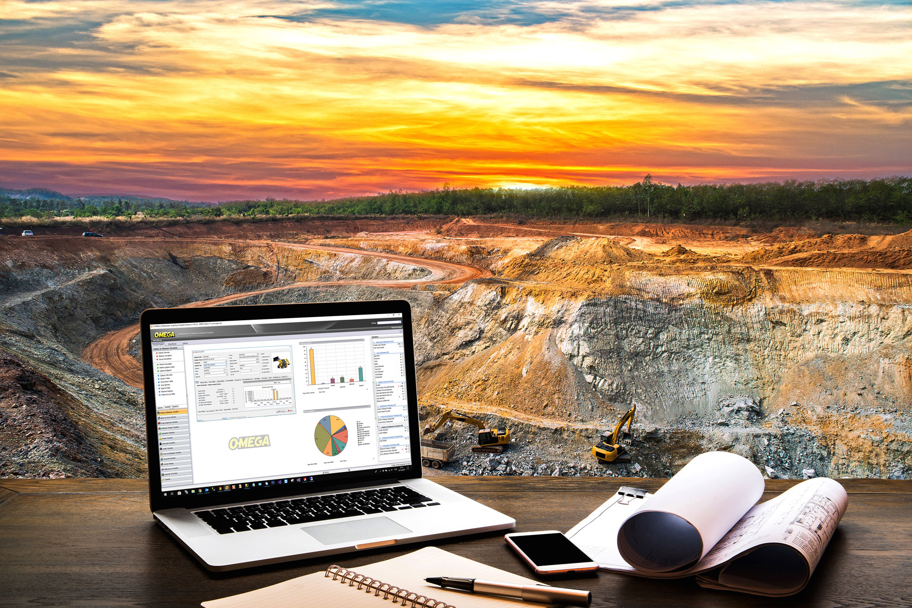 O-MEGA ERP - İş makineleri ve Şantiye Yönetimi Yazılımı